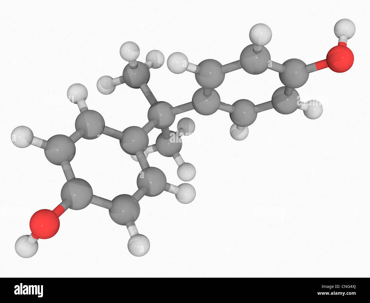 Bisphenol A molecule Stock Photo - Alamy