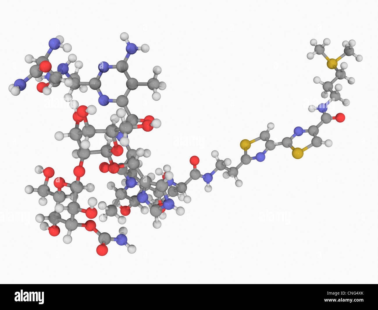 Bleomycin drug molecule Stock Photo - Alamy