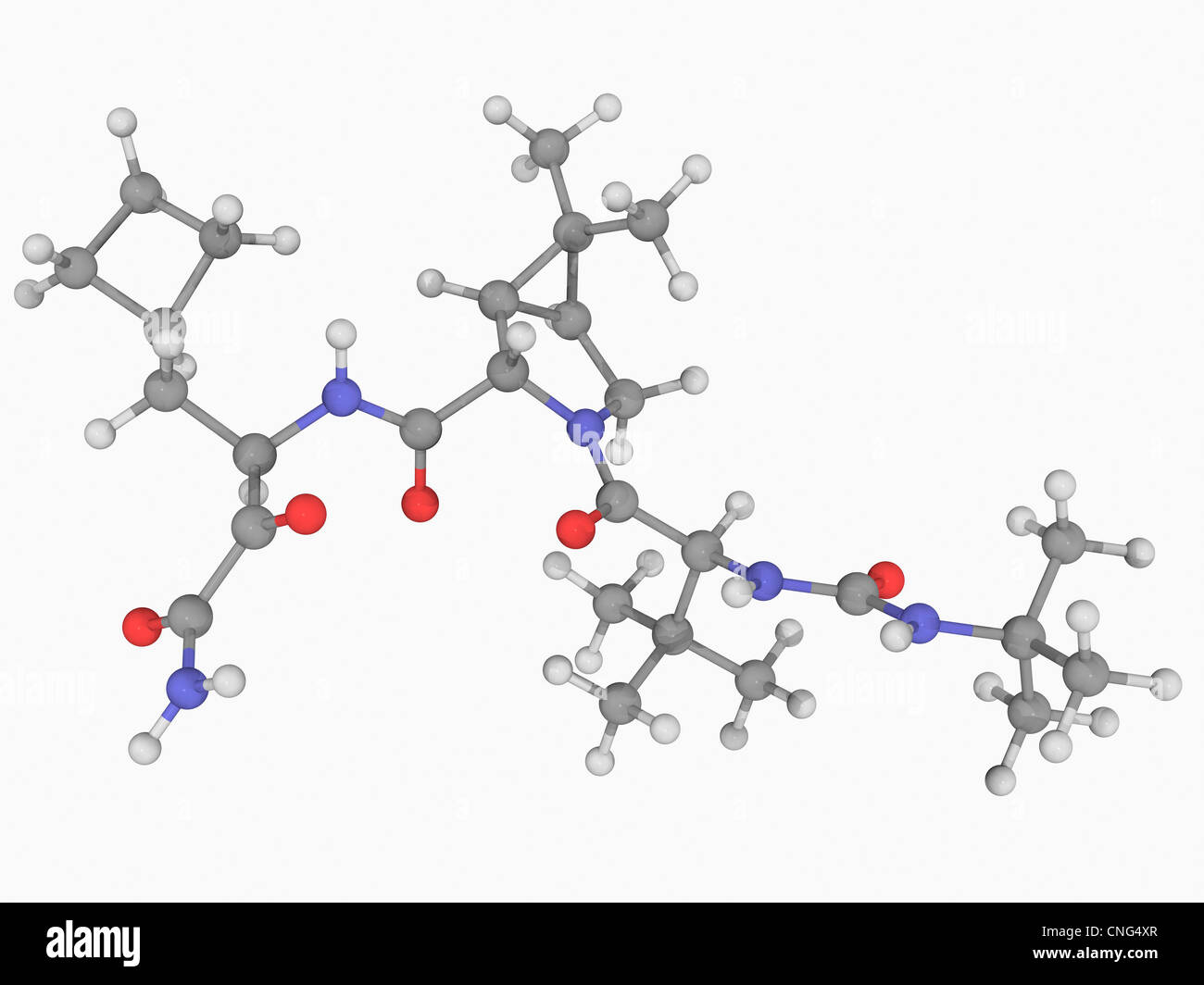 Boceprevir molecular hi-res stock photography and images - Alamy