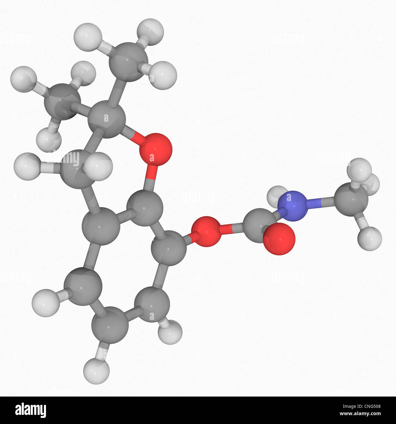 Carbofuran carbamate pesticide molecule Cut Out Stock Images & Pictures ...