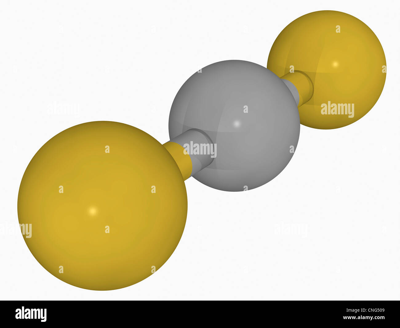 Carbon disulfide molecule Stock Photo - Alamy