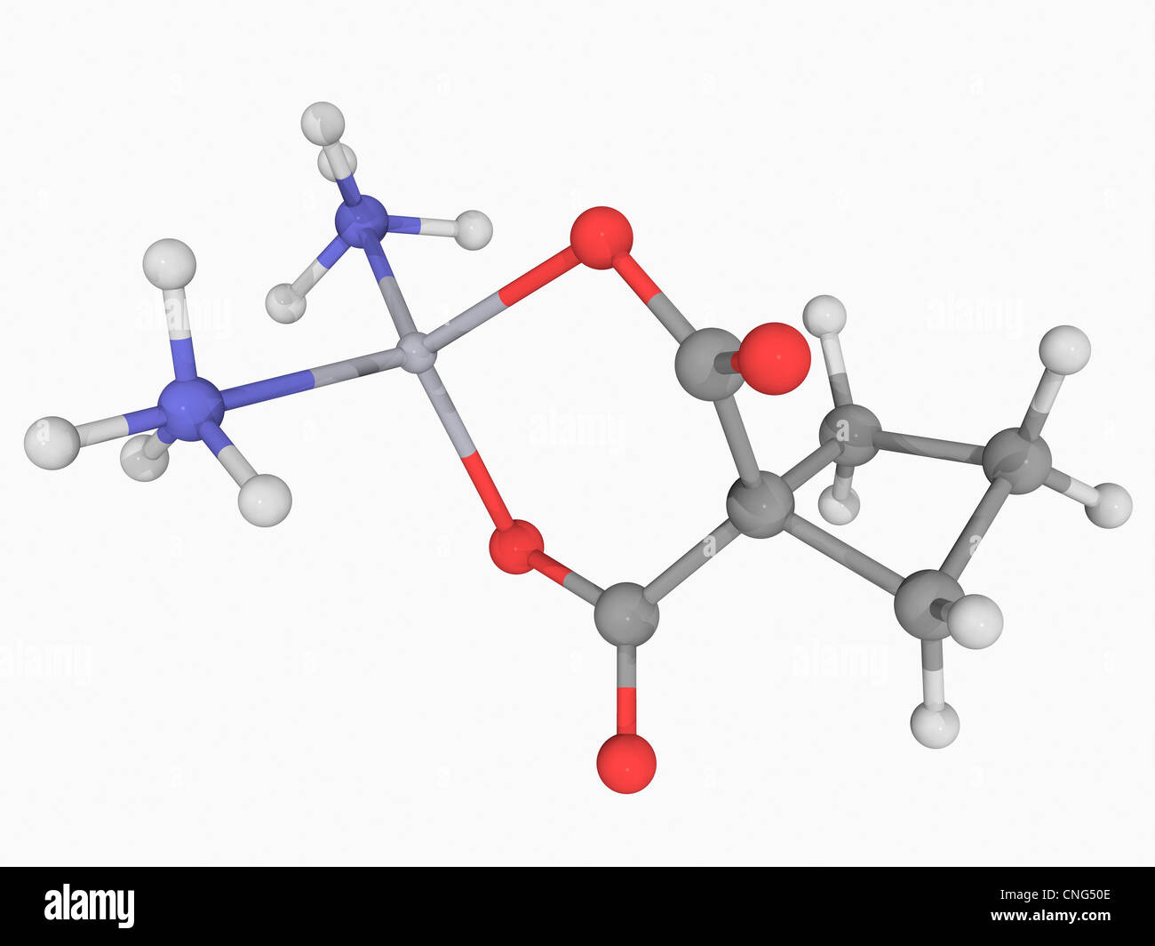 Carboplatin drug molecule Stock Photo - Alamy
