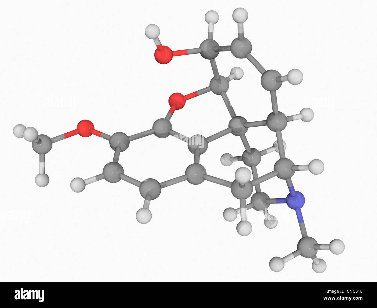 Codeine drug molecule Stock Photo - Alamy