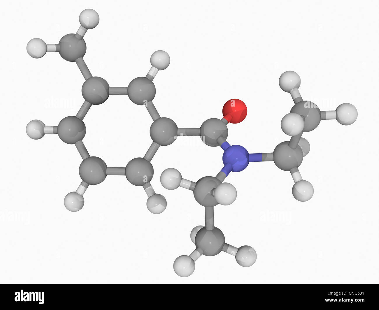 Deet insect repellent molecule hi-res stock photography and images - Alamy