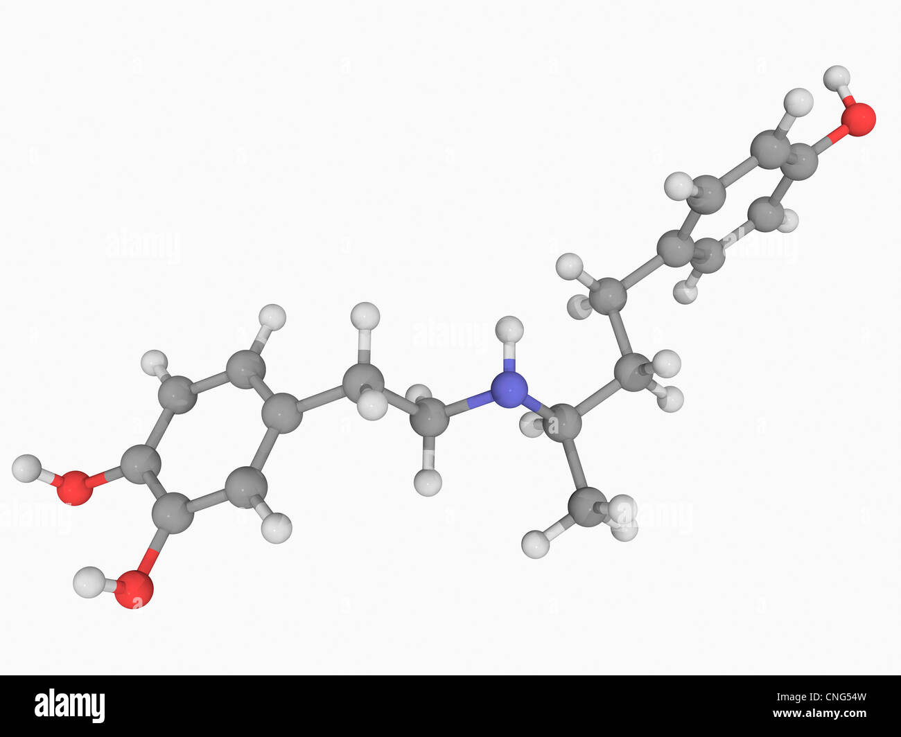 Dobutamine drug molecule Stock Photo - Alamy