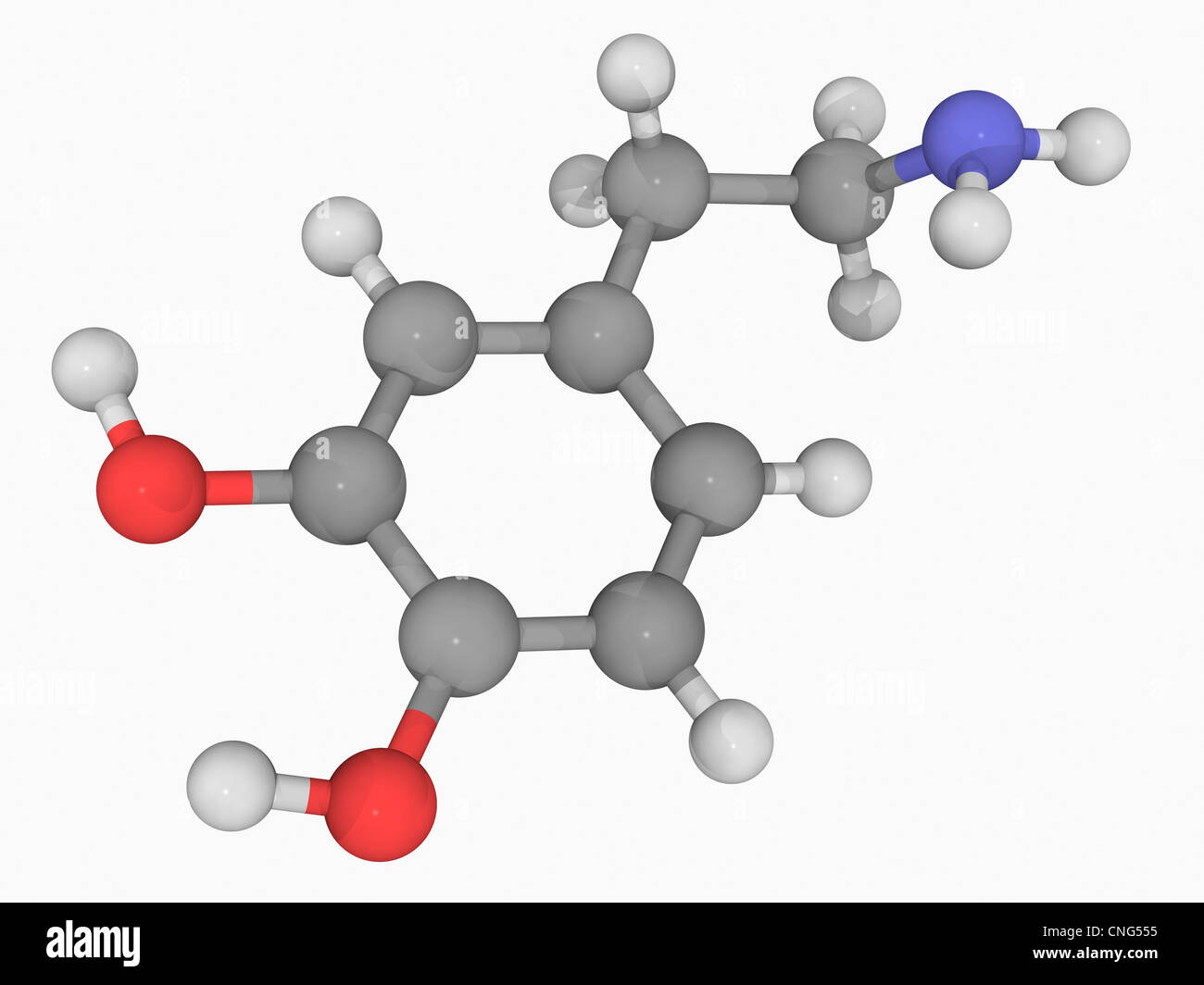 Dopamine neurotransmitter molecule hi-res stock photography and images ...