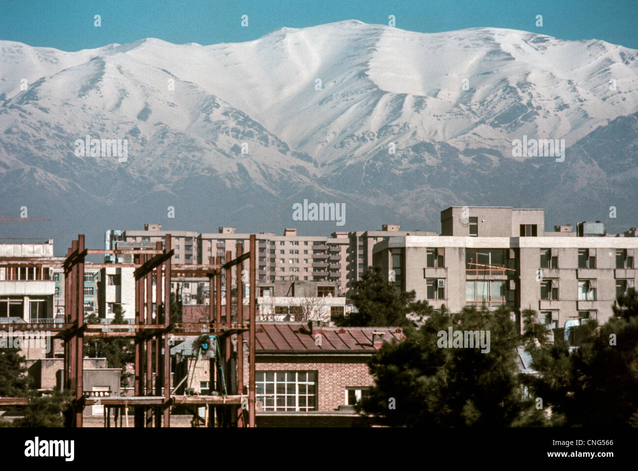 IRAN, TEHRAN: Skyline of Tehran, largest city and capital of Iran, with ...