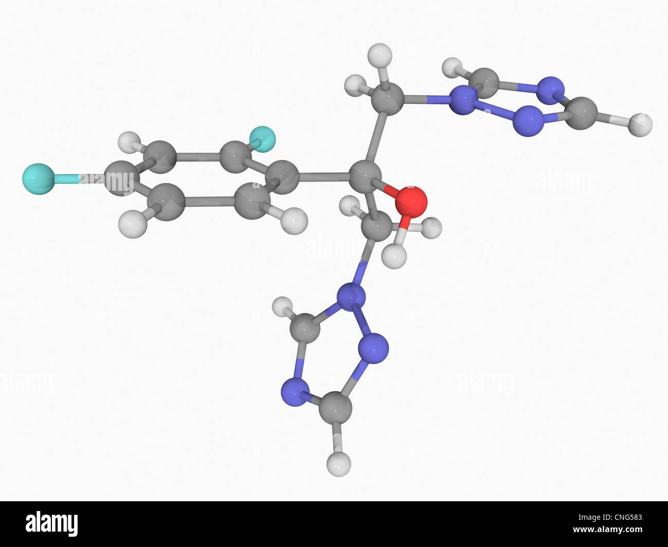 Fluconazole drug molecule Stock Photo - Alamy