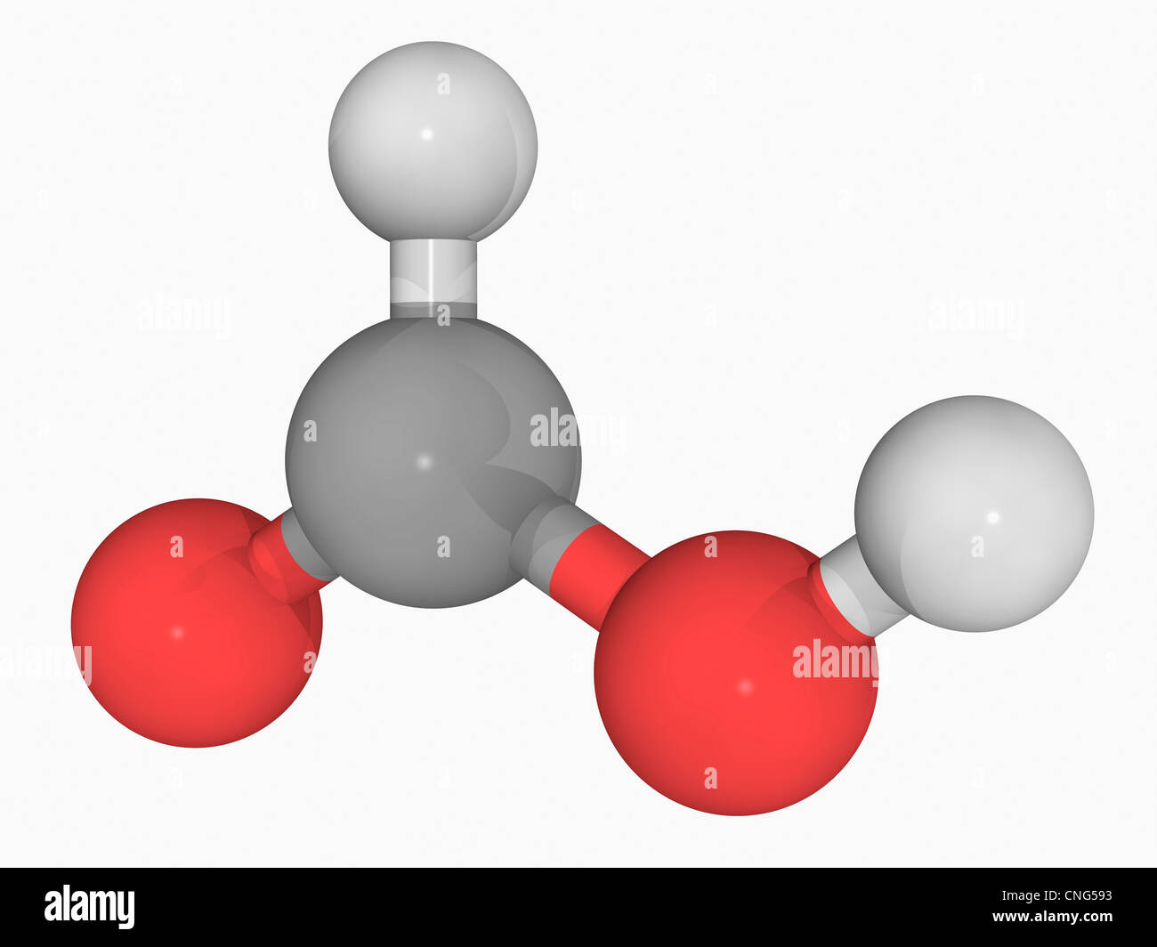 Formic acid molecule Stock Photo - Alamy