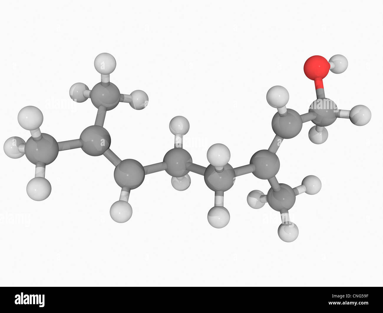 Geraniol Molecule High Resolution Stock Photography and Images - Alamy