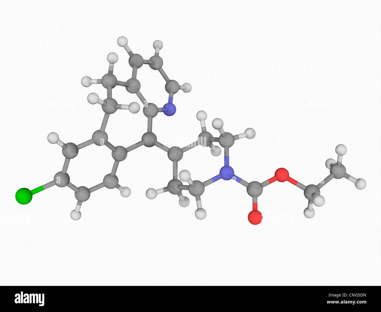 Loratadine drug molecule Stock Photo - Alamy