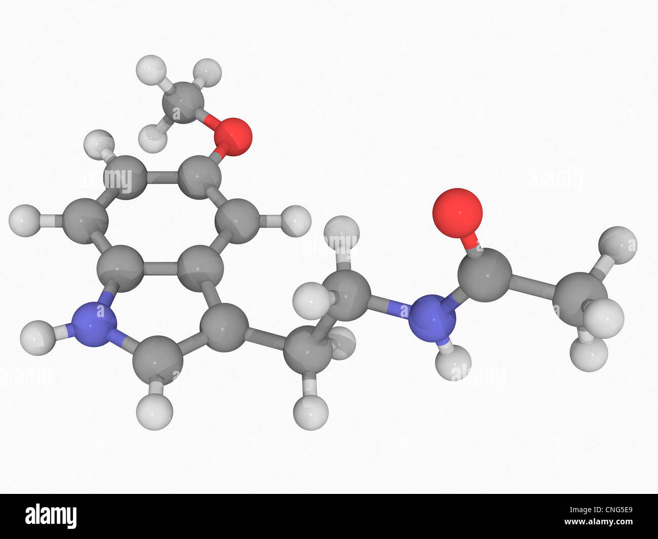 Melatonin structure hi-res stock photography and images - Alamy