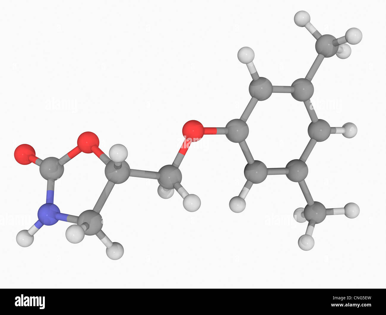 Metaxalone drug molecule Stock Photo - Alamy