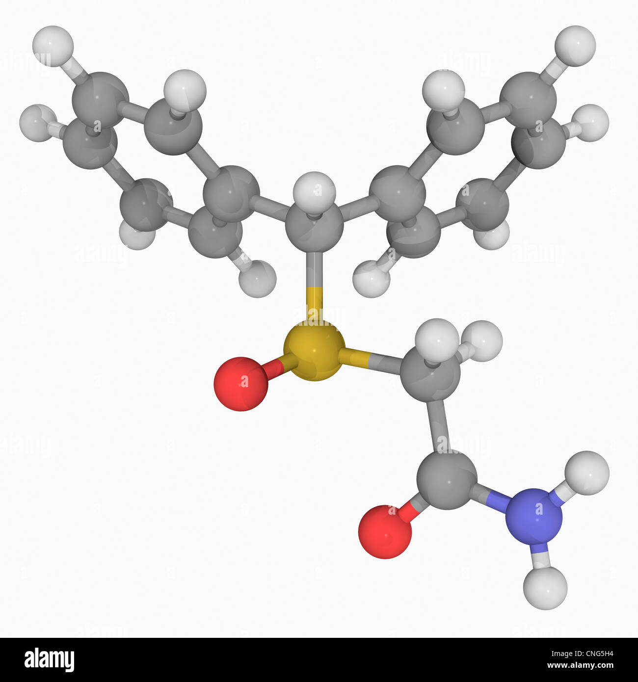 Modafinil molecular model drug modafinil Cut Out Stock Images ...