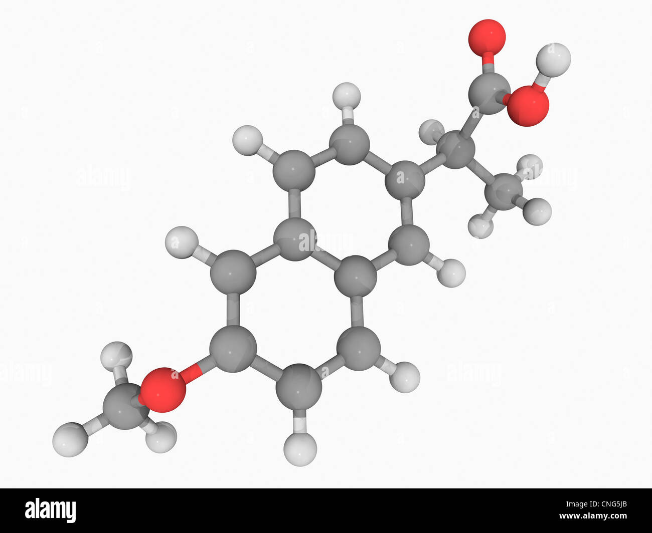 Naproxen drug molecule Stock Photo - Alamy