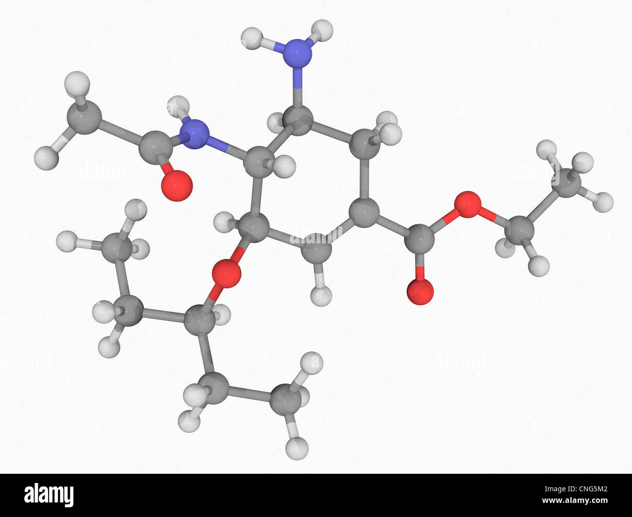 Oseltamivir molecule hi-res stock photography and images - Alamy