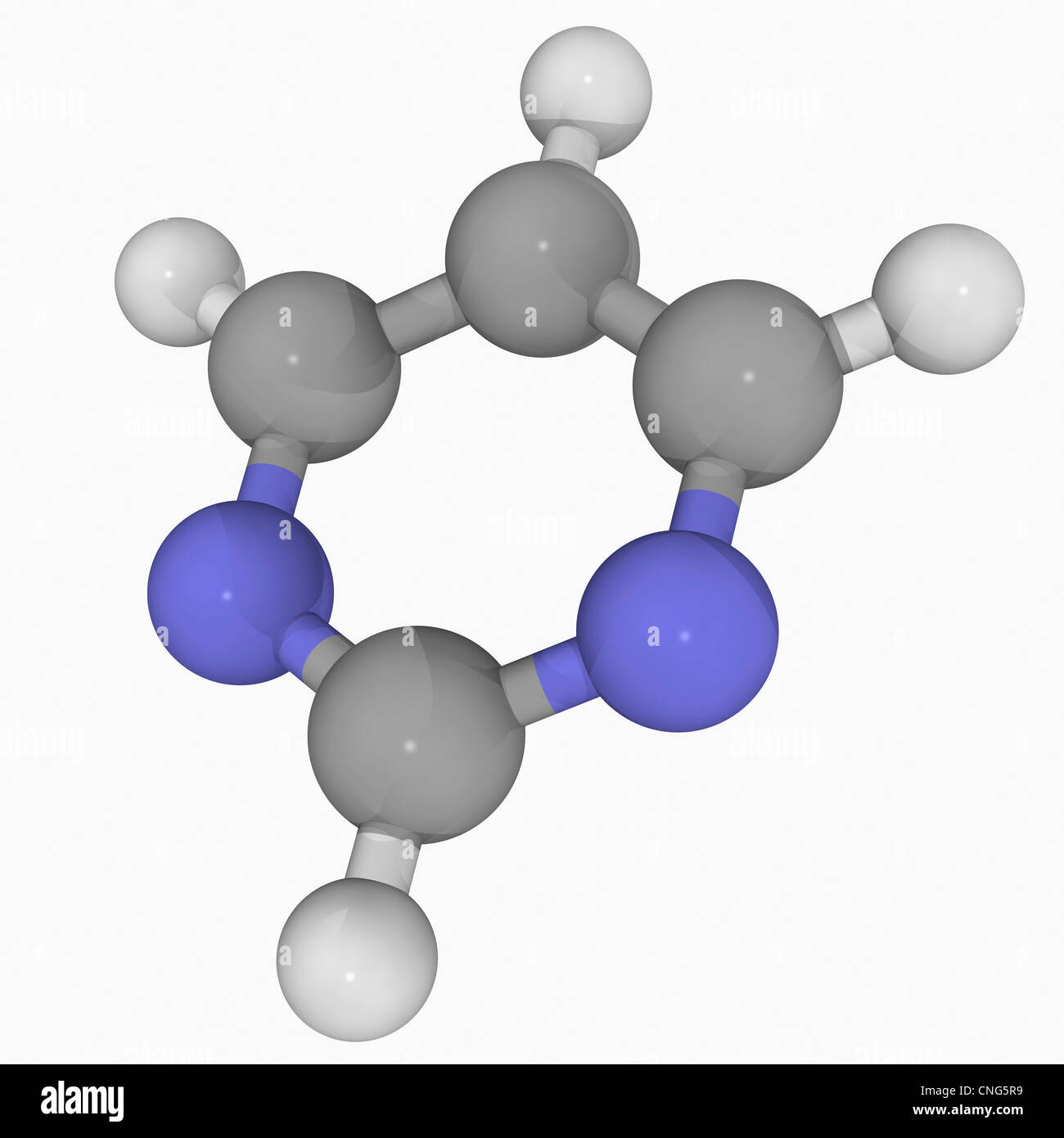 Pyrimidine molecule Stock Photo - Alamy