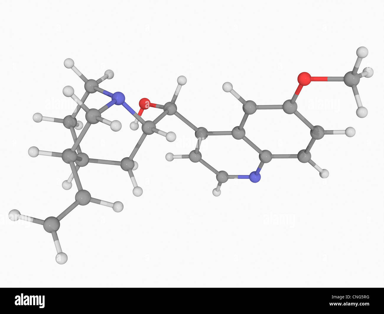 Quinine drug molecule Stock Photo - Alamy