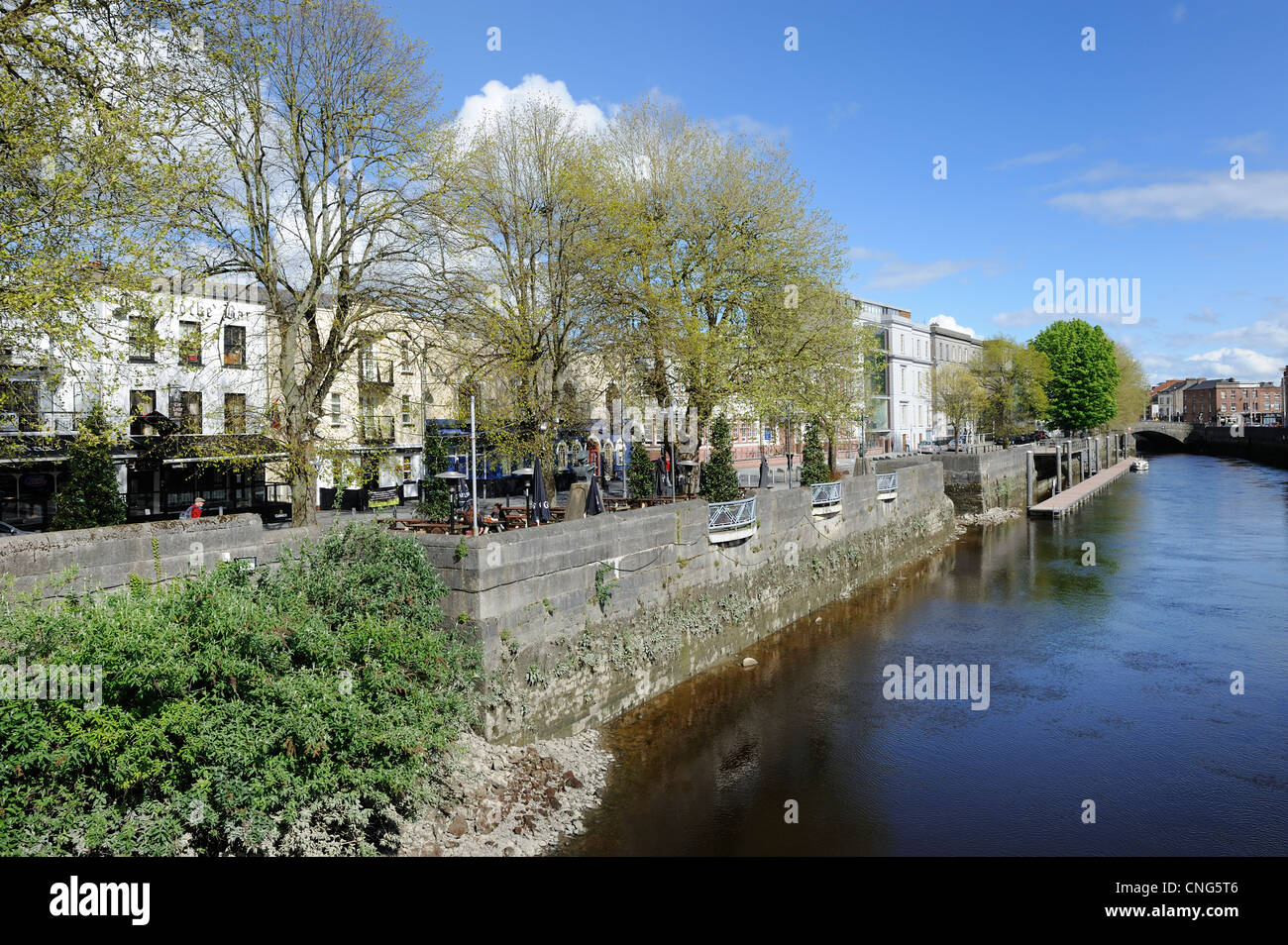 George's Quay, Limerick, Ireland Stock Photo - Alamy