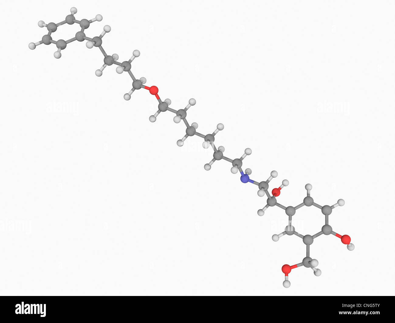 Salmeterol drug molecule Stock Photo - Alamy