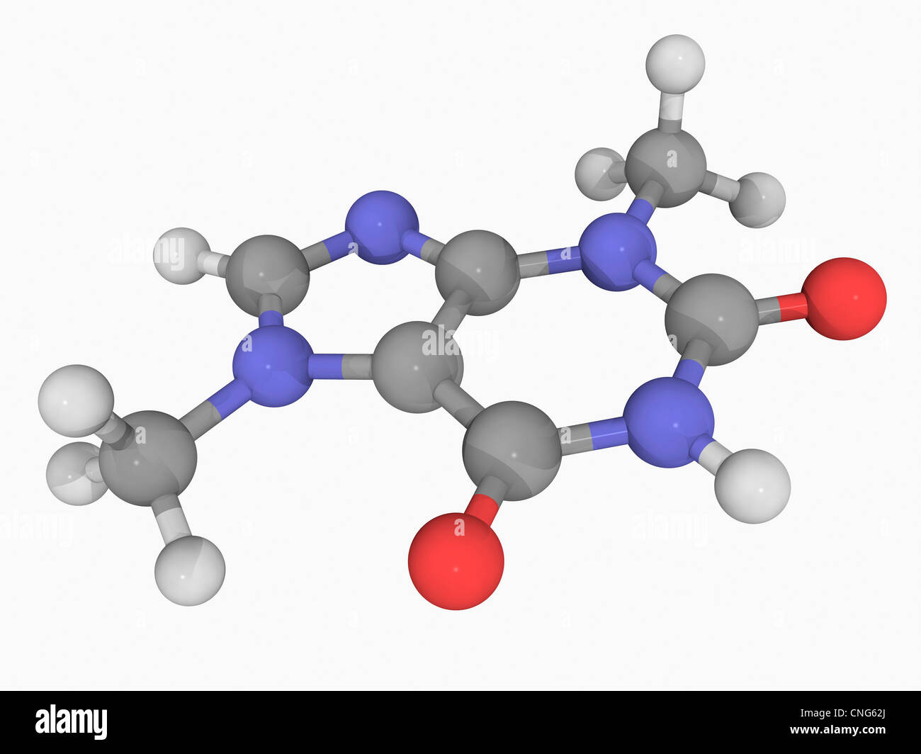 Theobromine model hi-res stock photography and images - Alamy