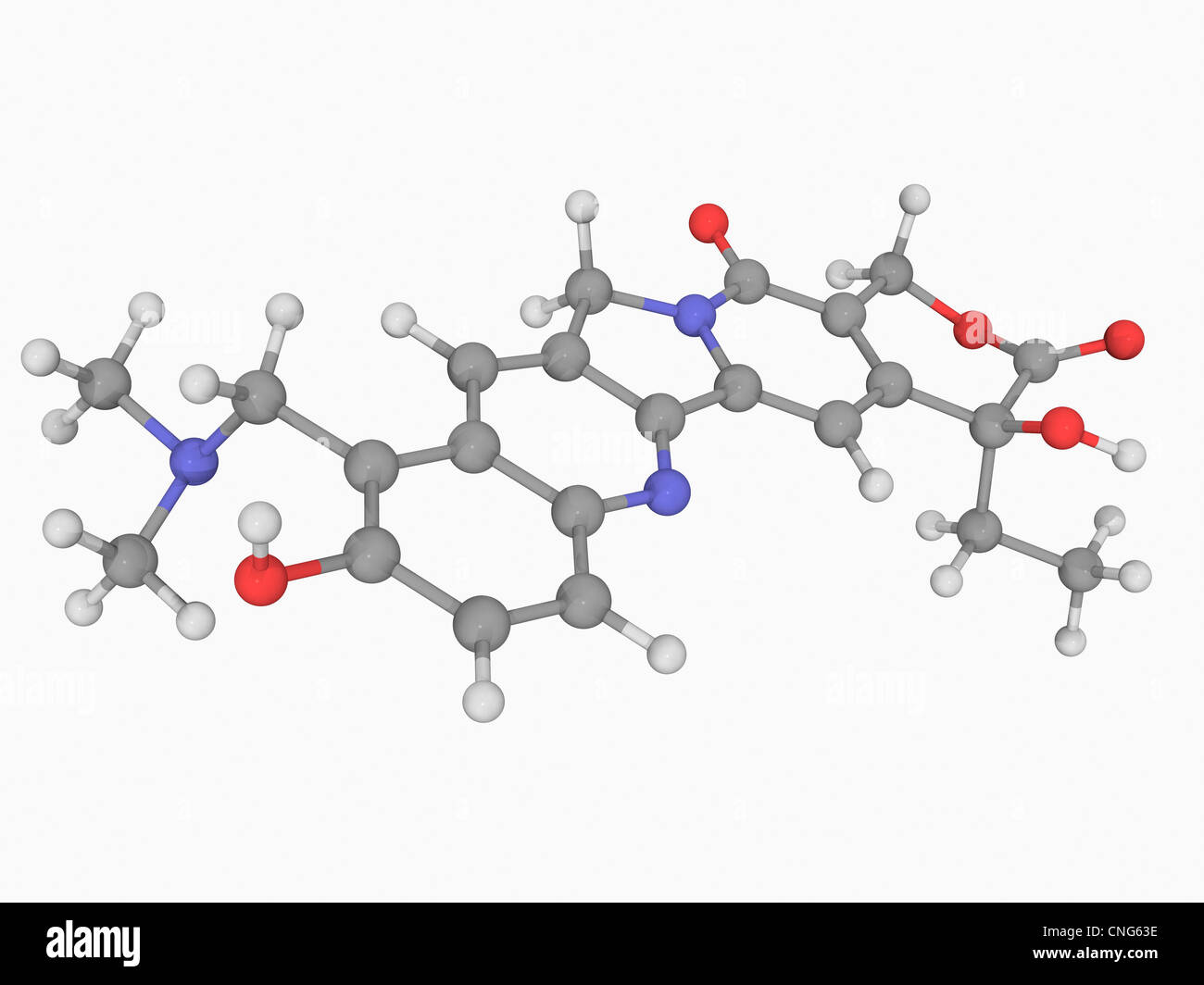 Topotecan drug molecule Stock Photo - Alamy