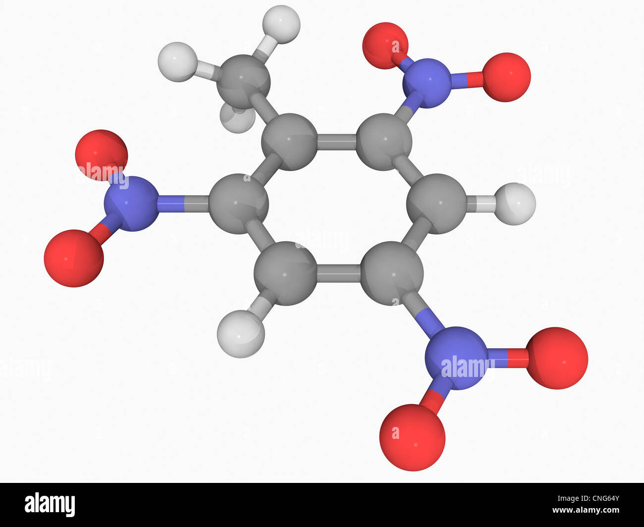 Trinitrotoluene tnt explosive molecule hi-res stock photography and ...