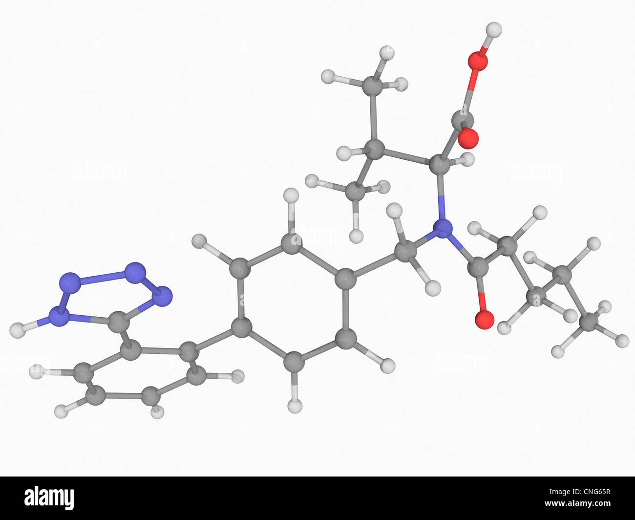 Valsartan drug molecule Stock Photo - Alamy