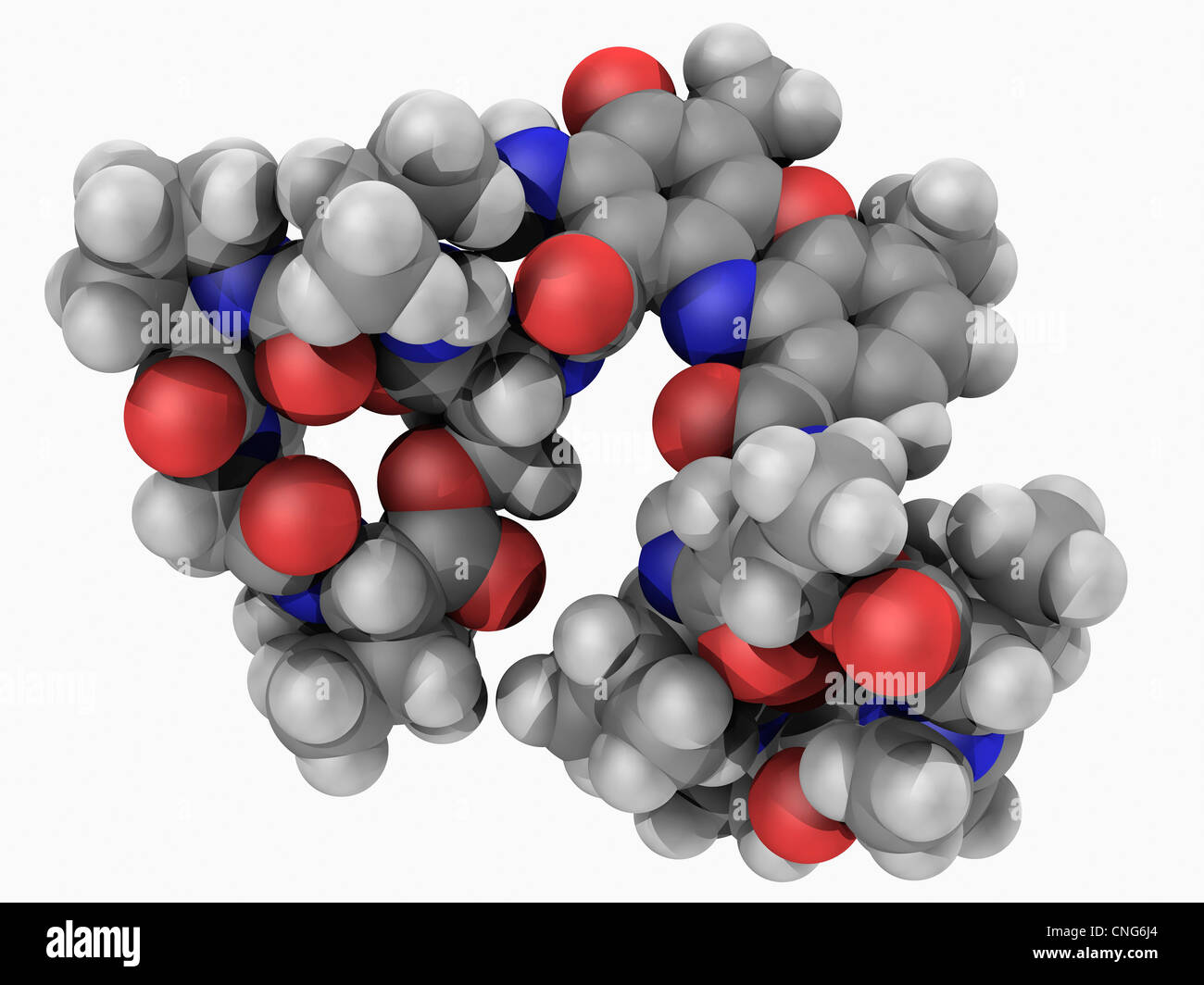 Actinomycin D drug molecule Stock Photo - Alamy