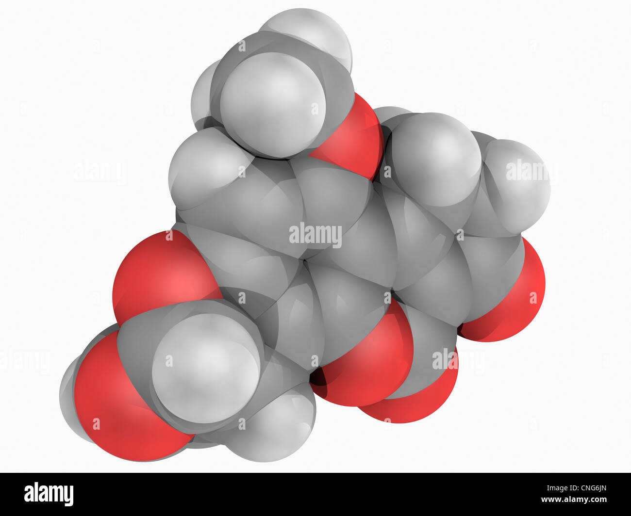 Aflatoxin B1 molecule Stock Photo - Alamy
