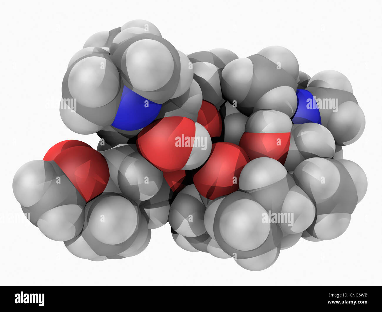 Azithromycin drug molecule Stock Photo - Alamy