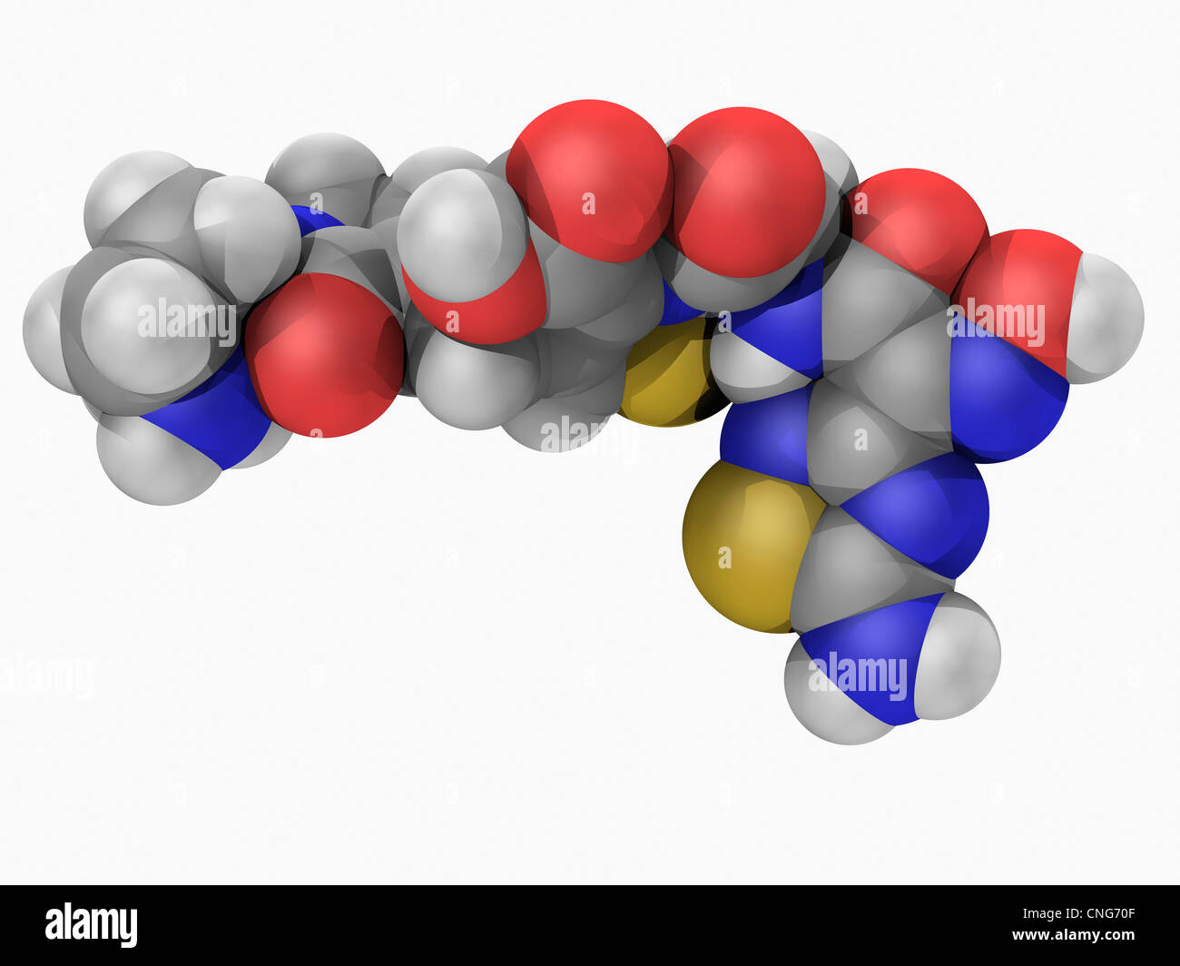 Ceftobiprole drug molecule Stock Photo - Alamy