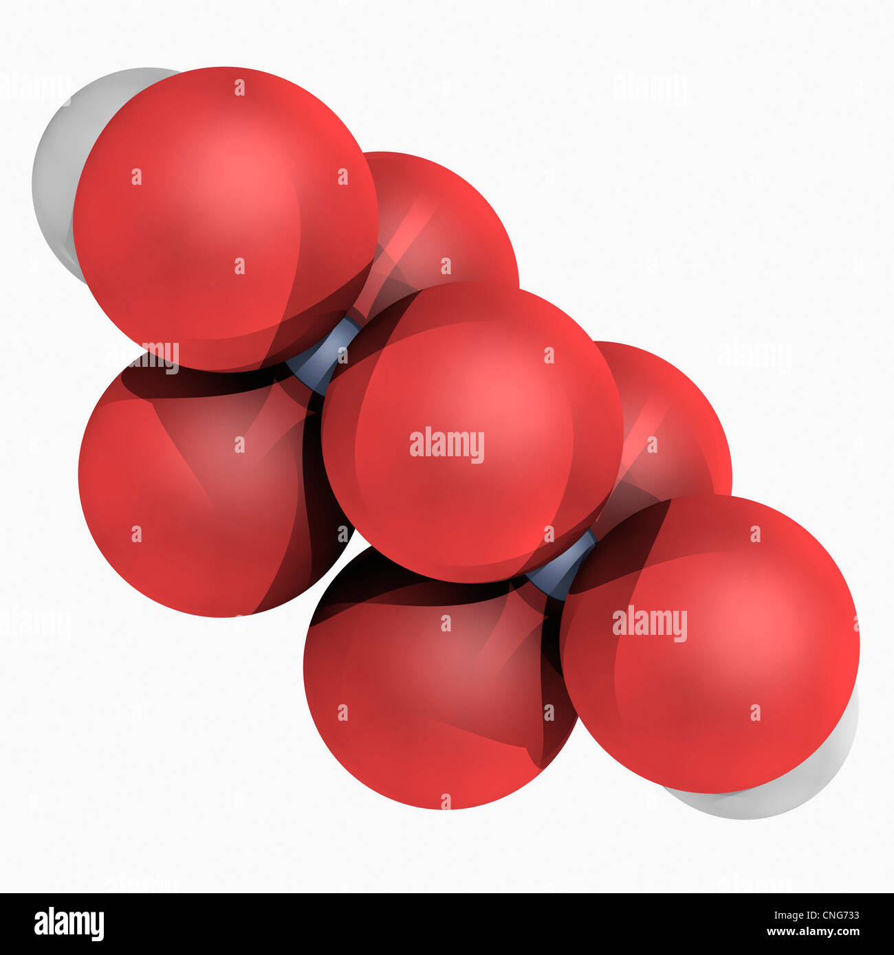 Chromic acid molecule Stock Photo - Alamy