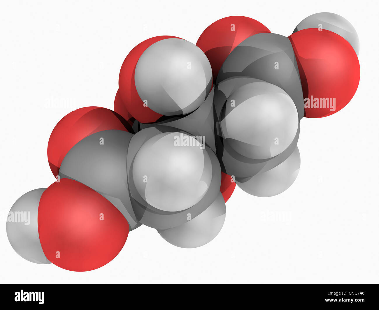 Citric acid molecule Stock Photo - Alamy