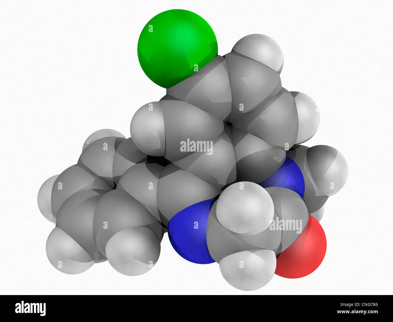 Diazepam drug molecule Stock Photo - Alamy