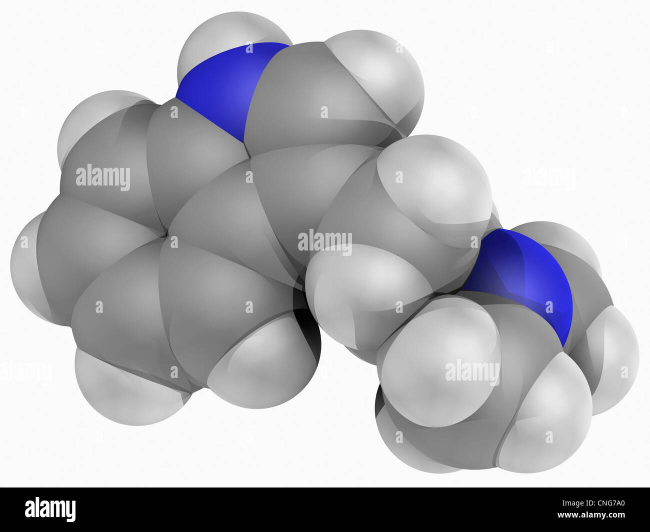 Dimethyltryptamine (DMT) drug molecule Stock Photo - Alamy