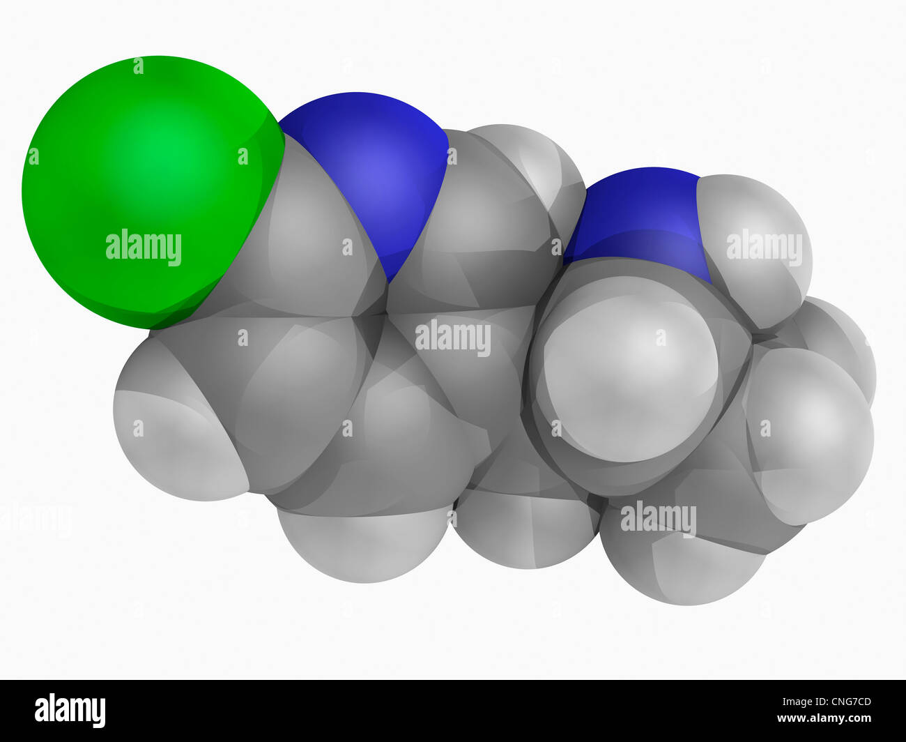 Epibatidine poison molecule Stock Photo - Alamy