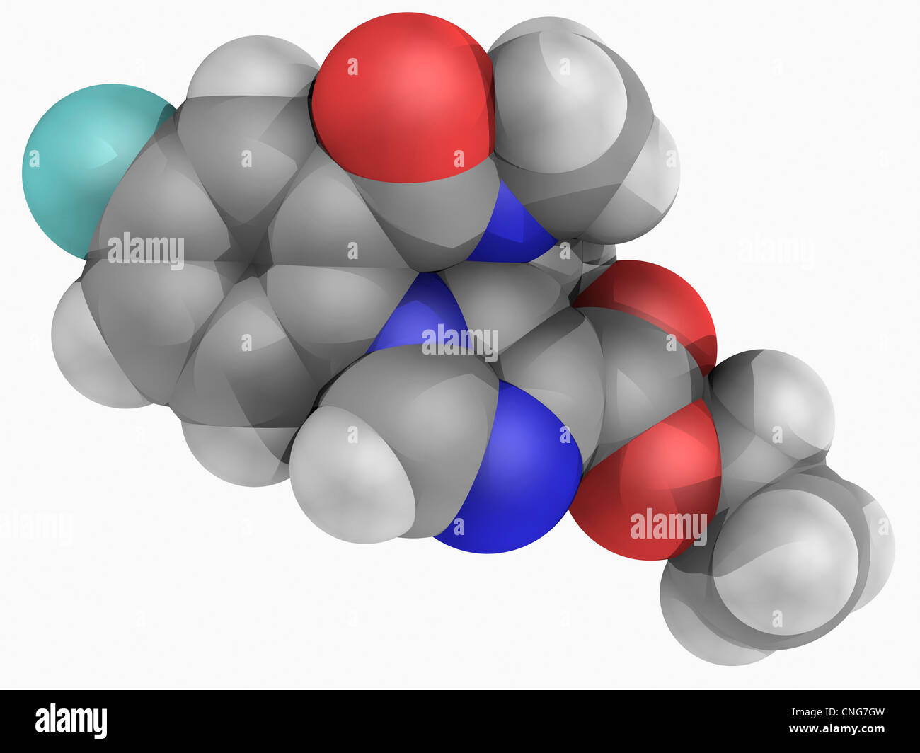 Flumazenil drug molecule Stock Photo - Alamy