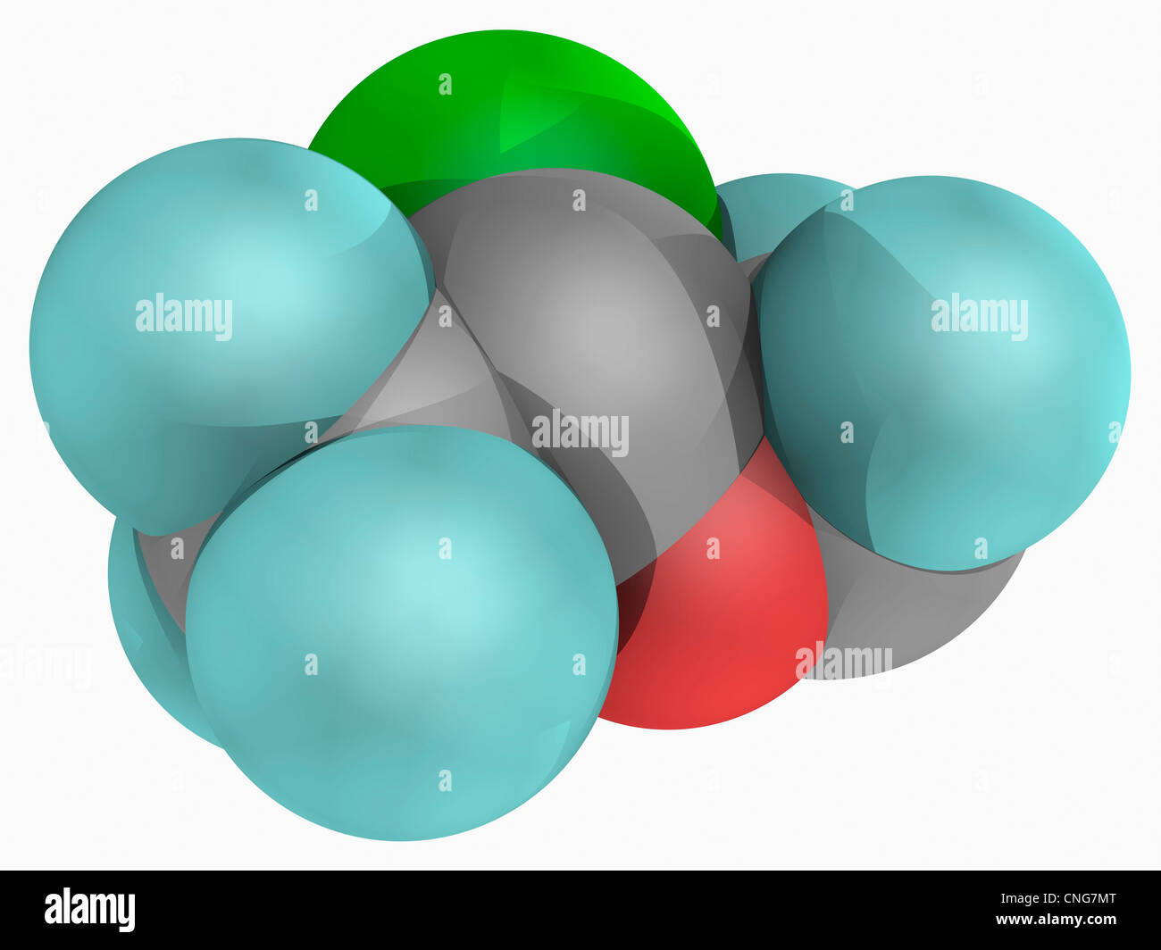 Isoflurane molecular Cut Out Stock Images & Pictures - Alamy