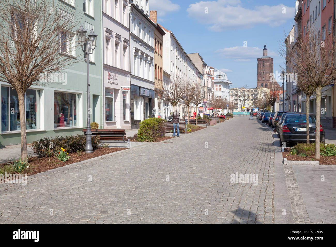 Frankfurter strasse guben brandenburg germany hi-res stock photography ...
