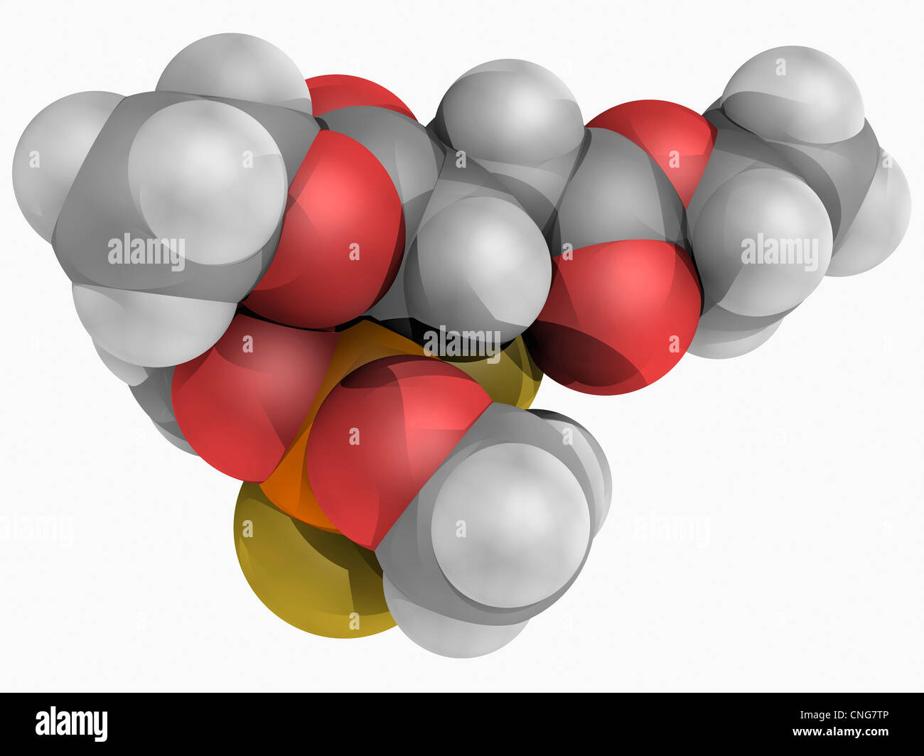 Malathion insecticide molecule Cut Out Stock Images & Pictures - Alamy
