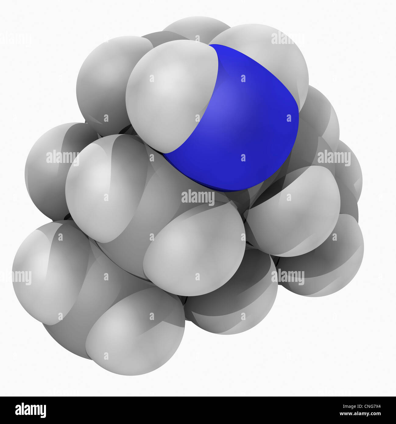 Memantine drug molecule Stock Photo - Alamy