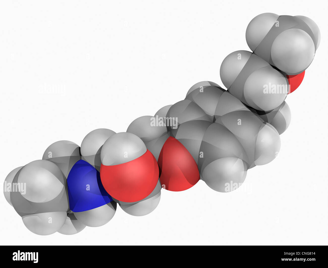 Metoprolol drug molecule Stock Photo - Alamy