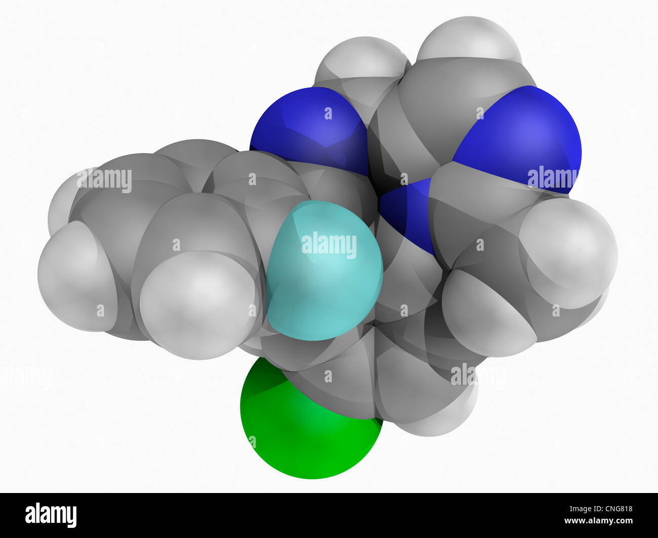 Midazolam drug molecule Stock Photo - Alamy
