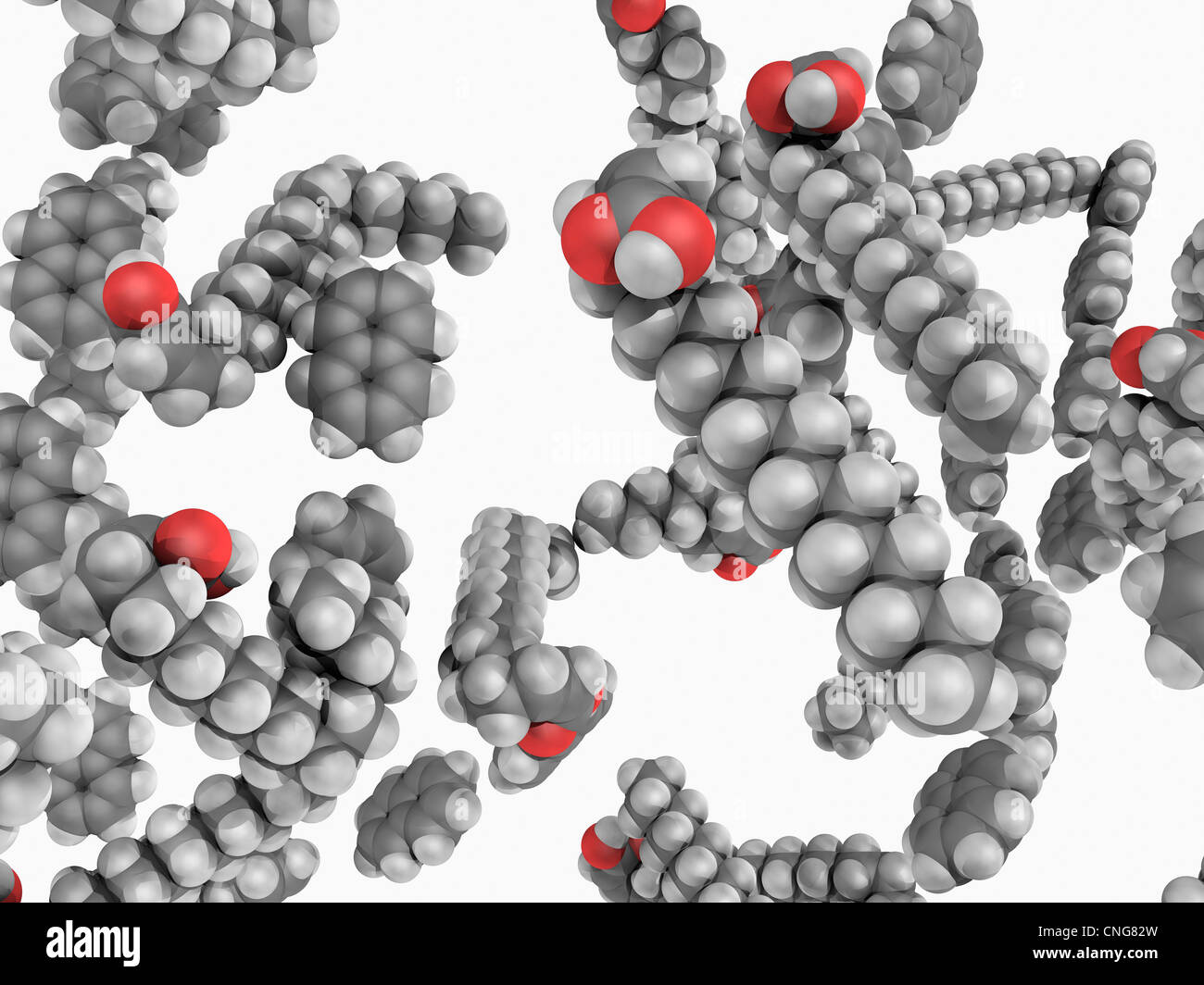 Napalm B molecule Stock Photo - Alamy
