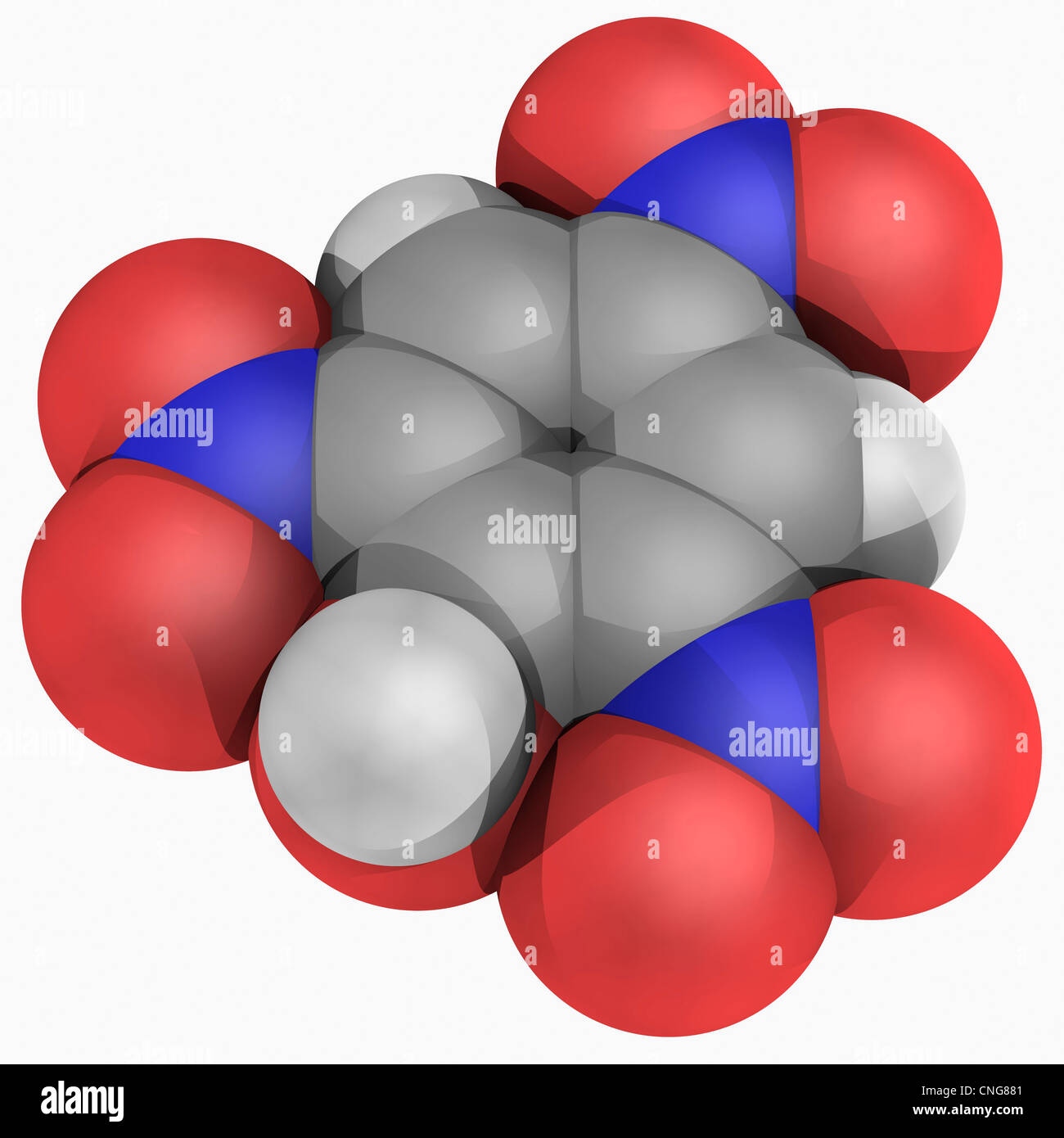 Picric acid molecule Stock Photo - Alamy