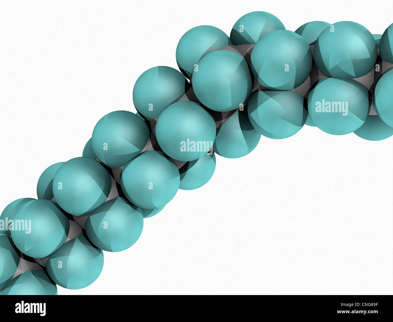 Polytetrafluoroethylene ptfe molecule hi-res stock photography and ...