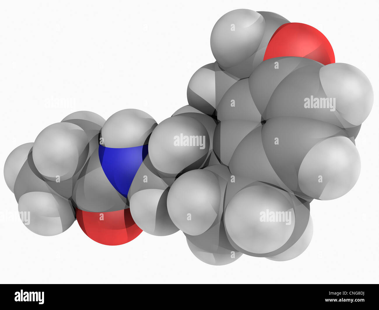 Ramelteon drug molecule Stock Photo - Alamy