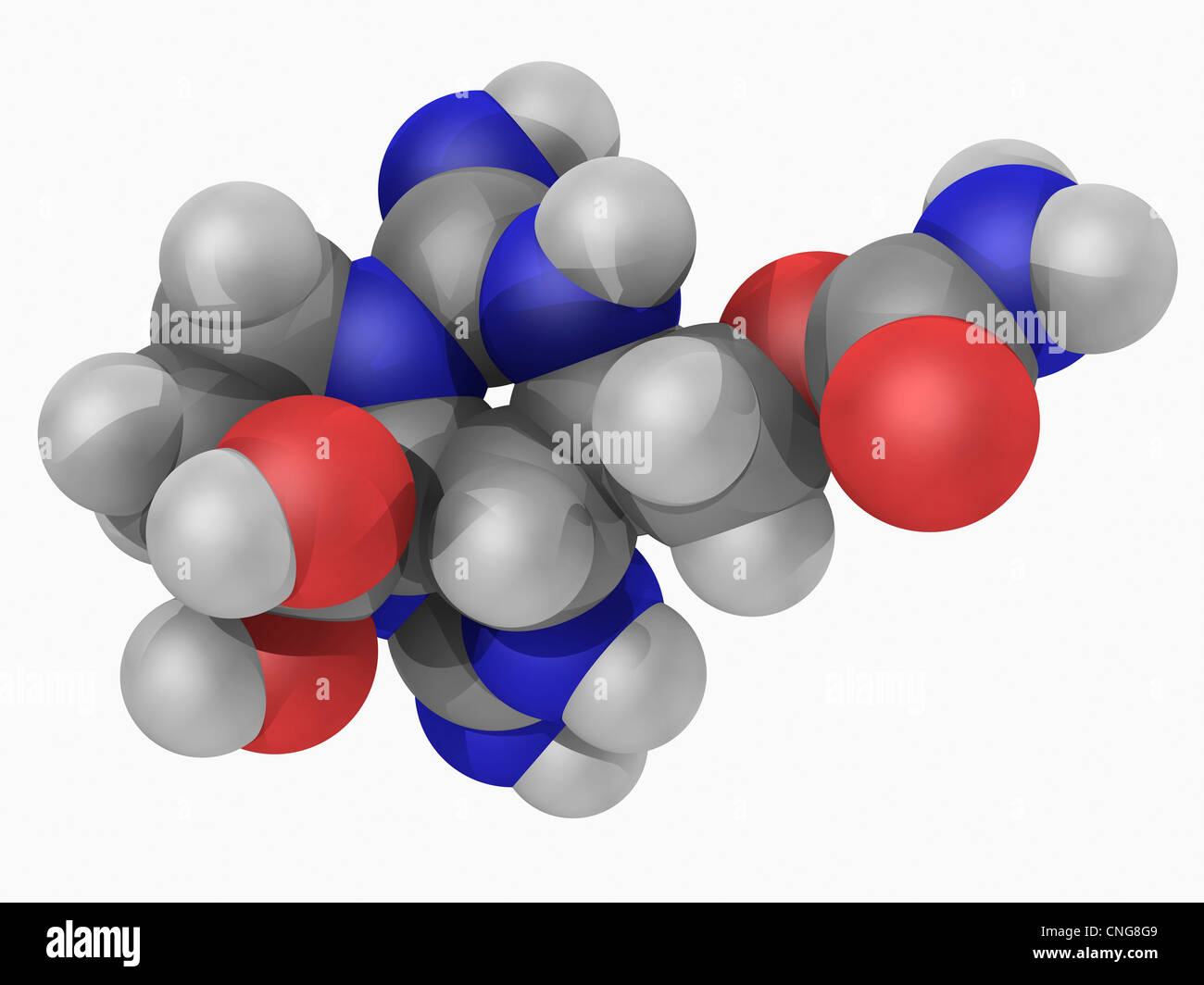 Saxitoxin neurotoxin molecule Stock Photo - Alamy