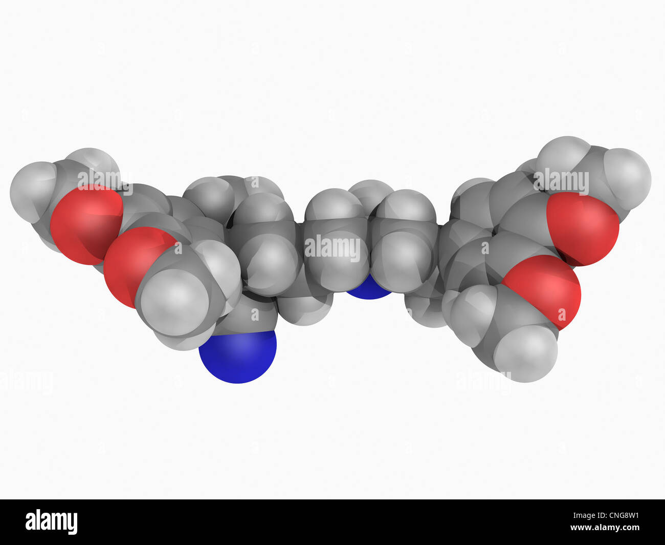 Verapamil drug molecule Stock Photo - Alamy